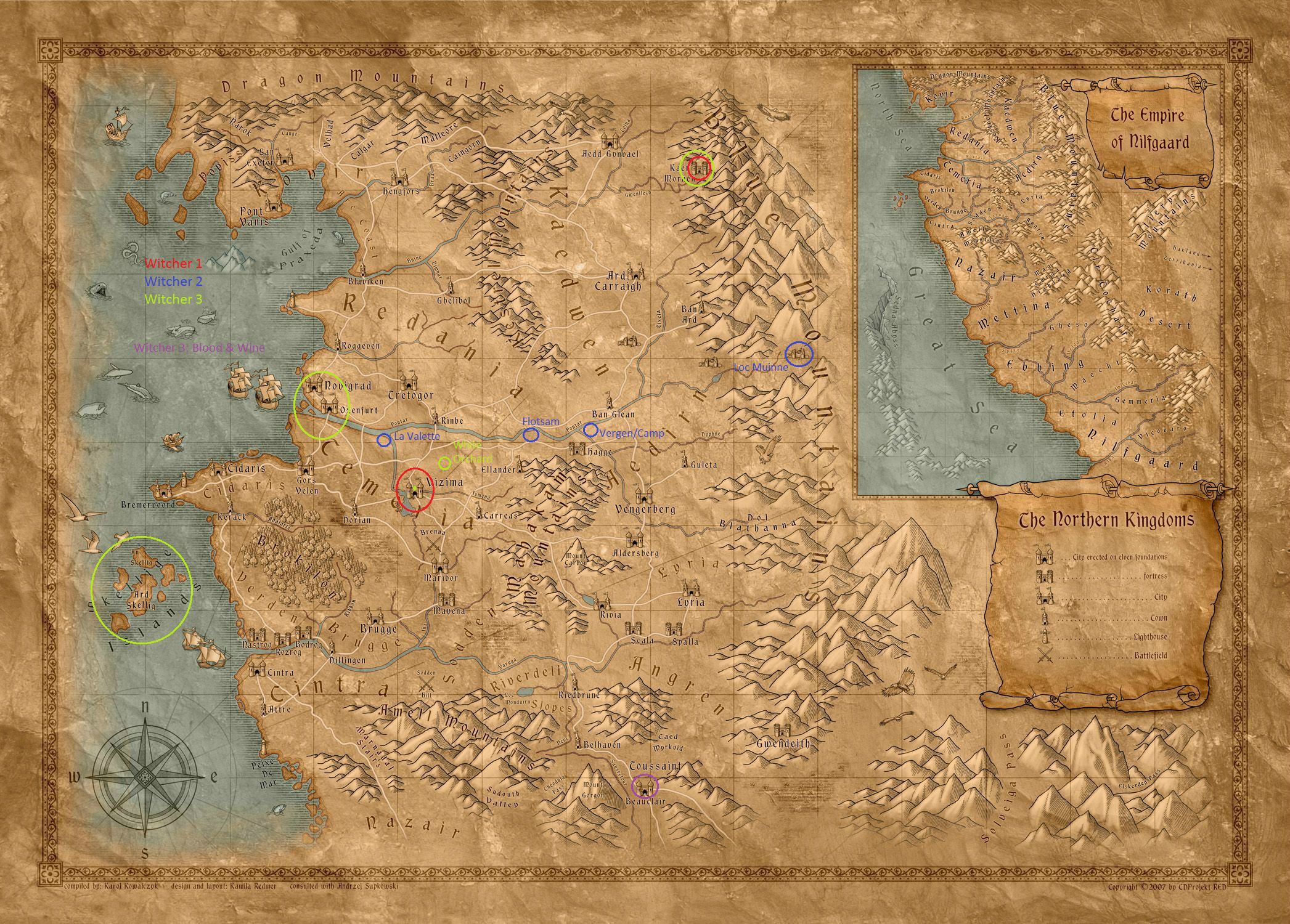 The Witcher Map, Explained | Netflix Series' The Continent Mapped