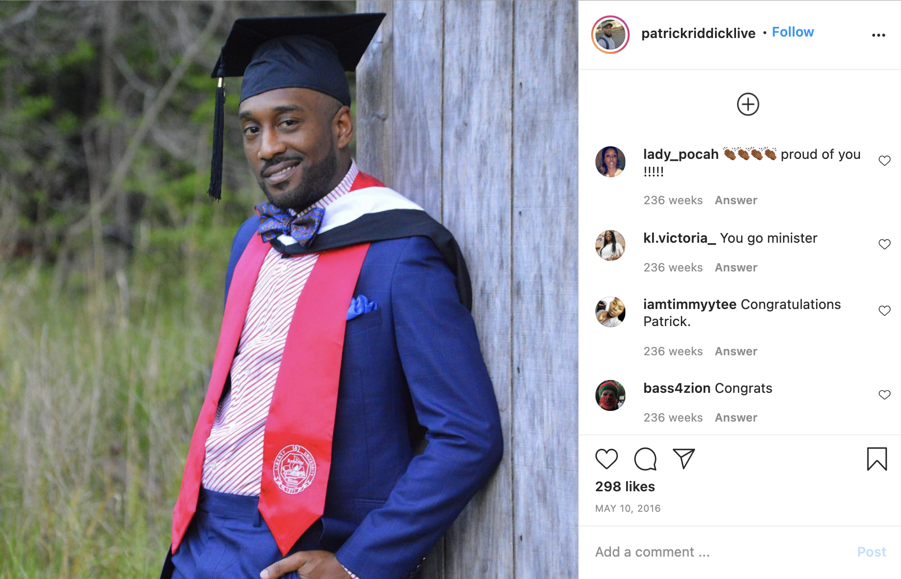 Patrick Riddick, Voices of Fire: Wife, Family, Kids