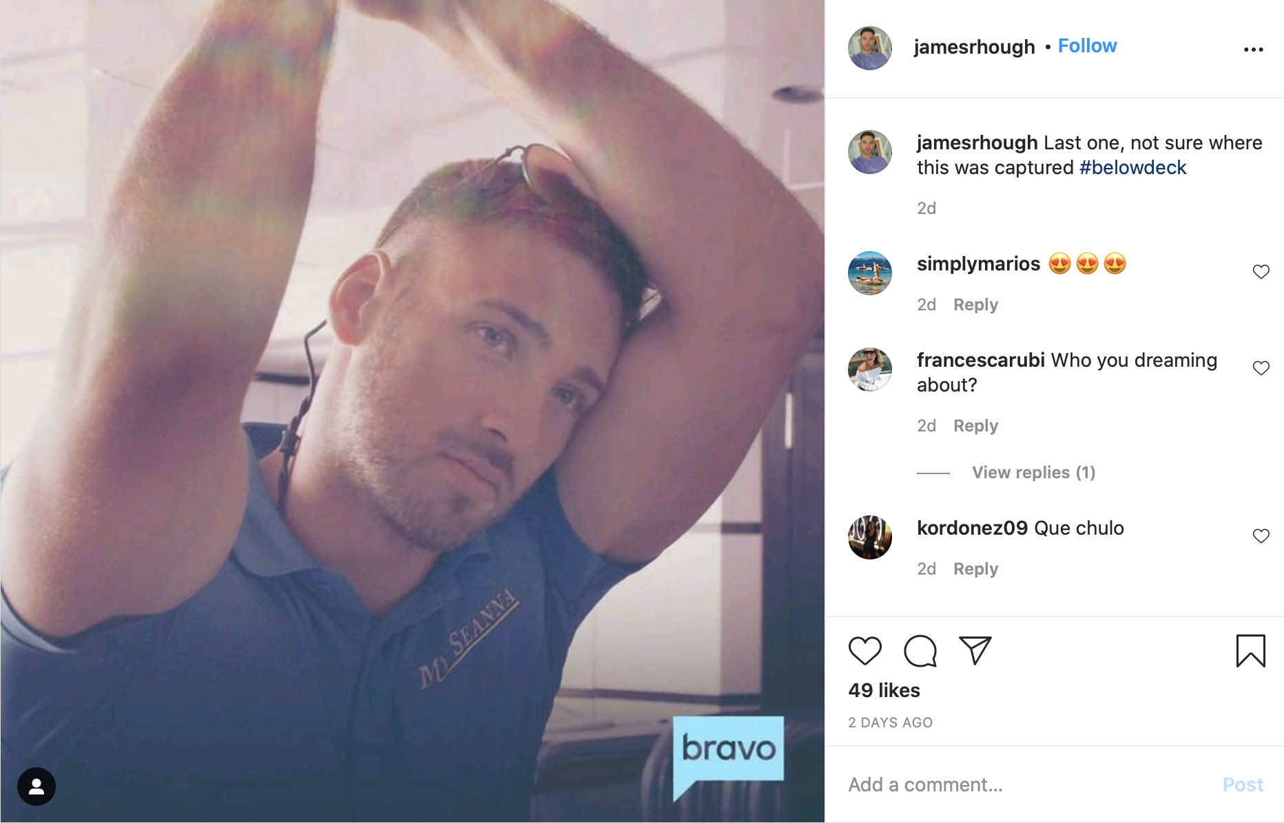 Who is James Hough From Below Deck? Who is James Hough's Girlfriend?