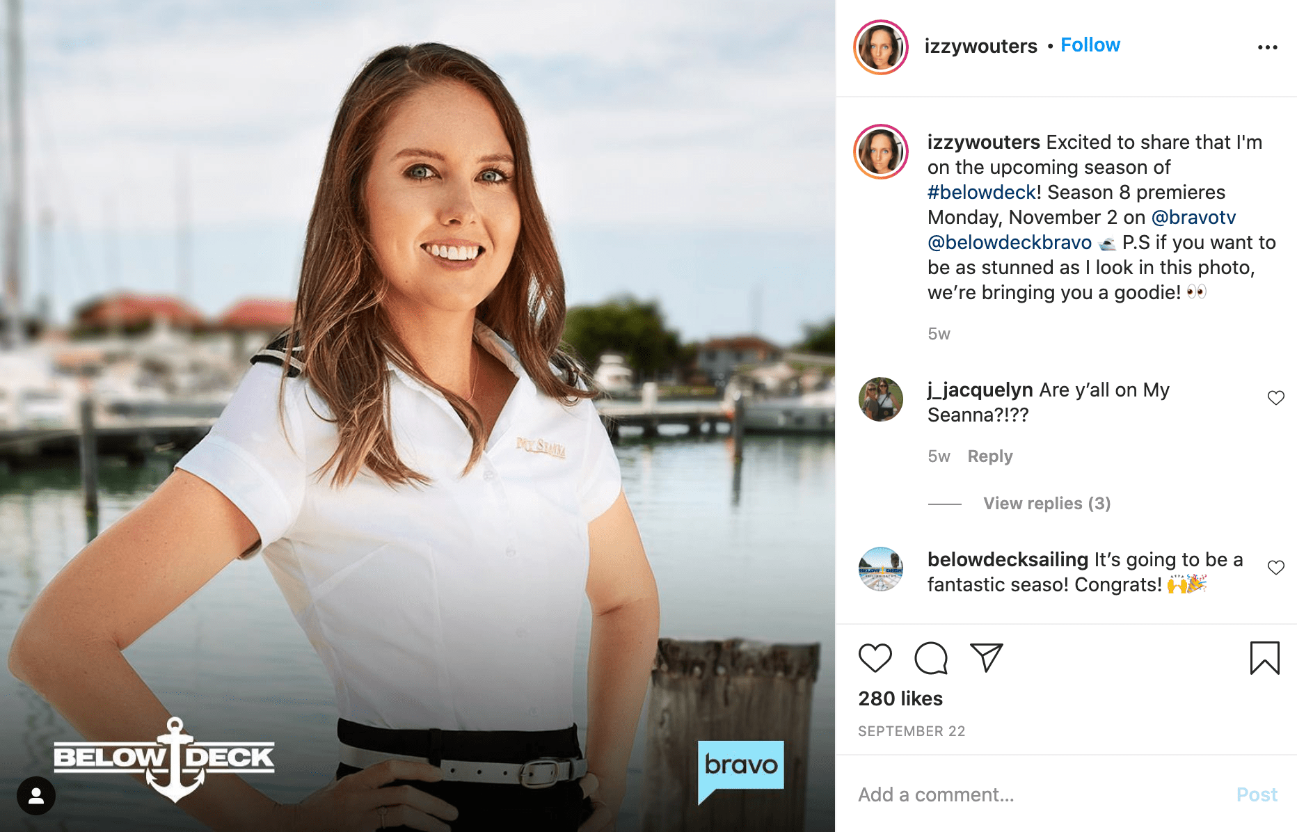 Who is Isabelle “Izzy” Wouters From Below Deck?