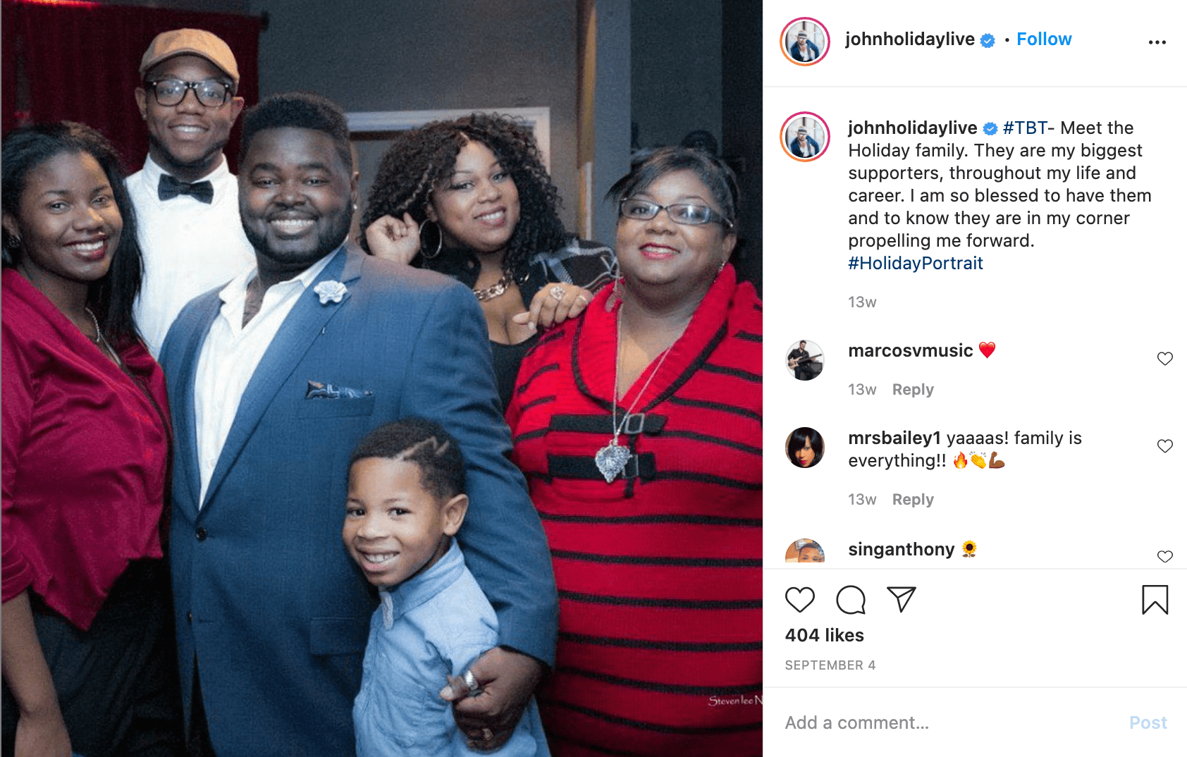 John Holiday, The Voice: Husband, Family, Age, Grandparents, Singing ...