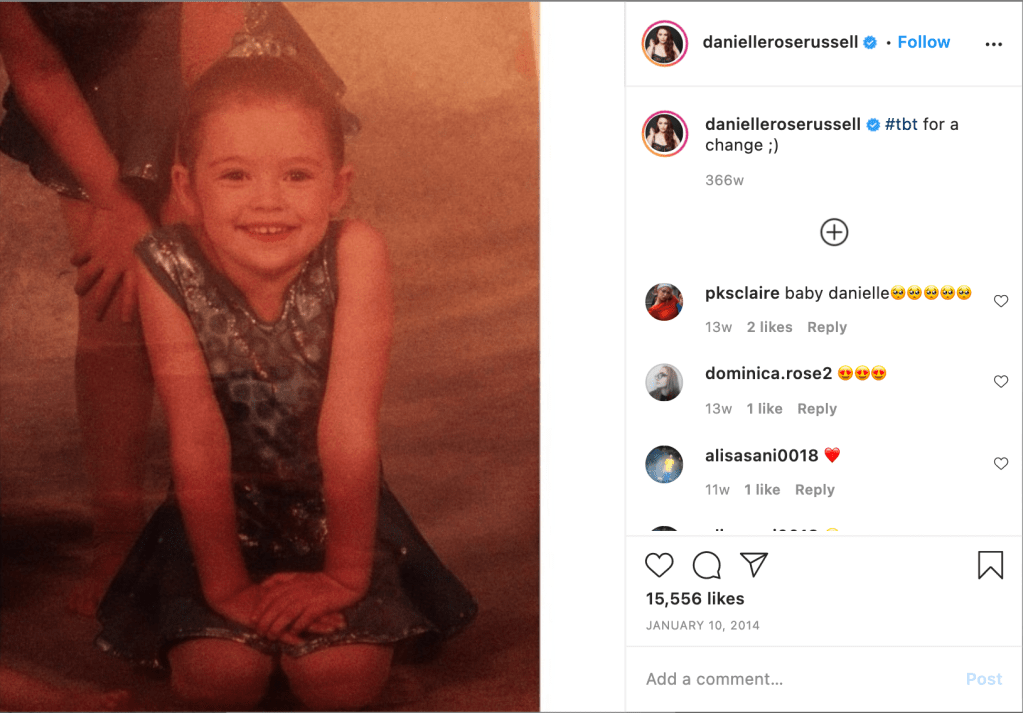 Danielle Rose Russell, Legacies: Dating, Boyfriend, Family