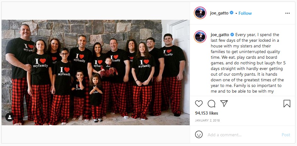 Is Joe Gatto Married? Who is Joe Gatto's Wife? Does He Have Kids?