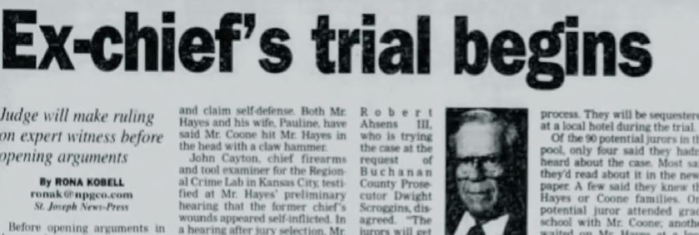 Tony Coone Murder: Where is Robert Hayes Now? Update