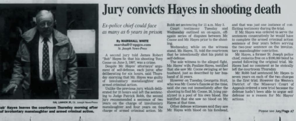 Tony Coone Murder: Where is Robert Hayes Now? Update