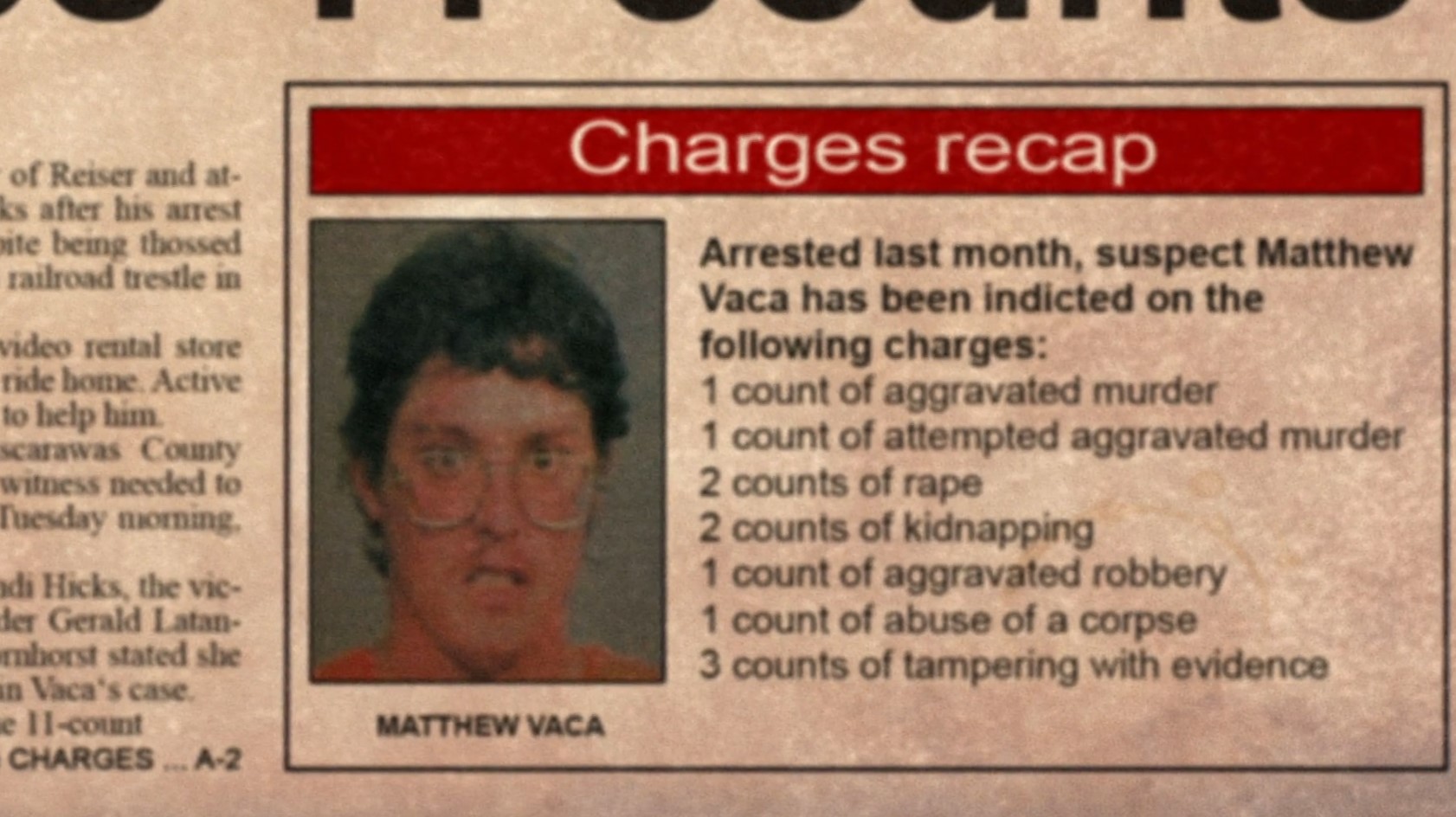 Elizabeth Reiser Murder: Where Is Matthew Vaca Now? Update