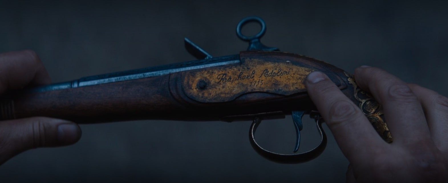 Raphael Adolini 1715 Pistol in Prey, Explained