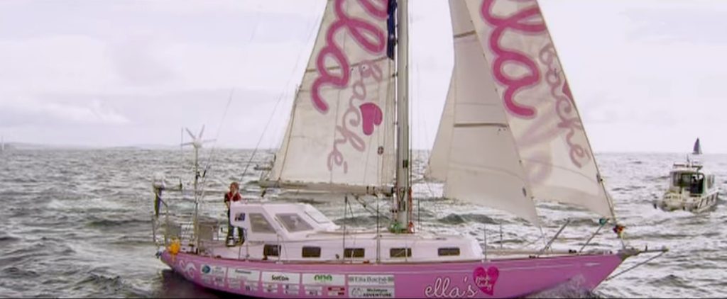 Where is Jess Watson's Boat Pink Lady Today?