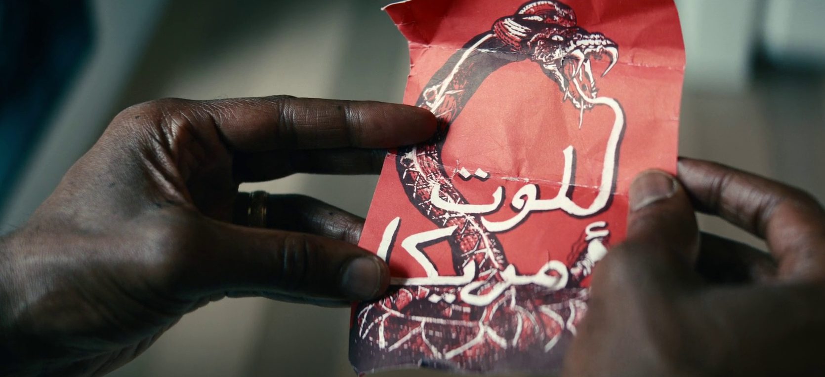 Who Drops the Death to America Leaflets in Leave the World Behind?