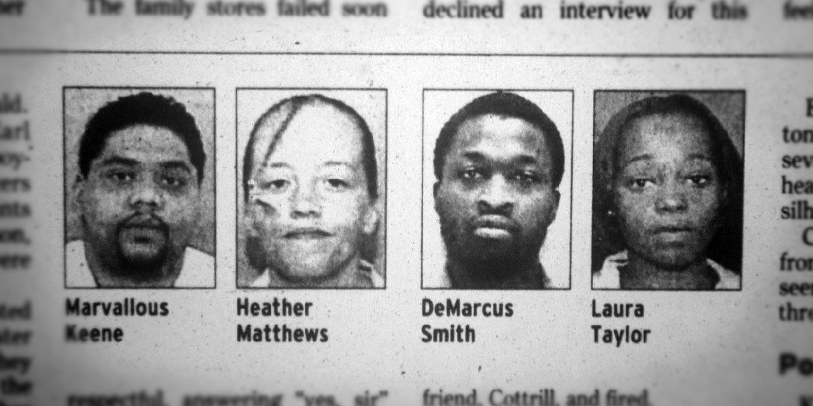Where Are Marvallous Keene, Heather Matthews, Demarcus Smith, and Laura ...